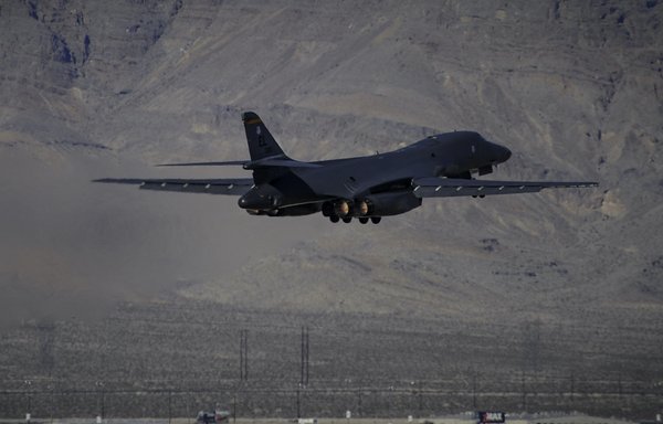 In Middle East, B-1 Lancers demonstrate rapid combat power ability