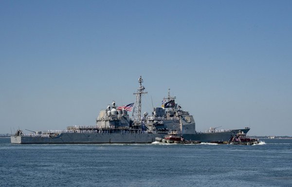 USS Philippine Sea cruiser provides varied capabilities to Eisenhower ...