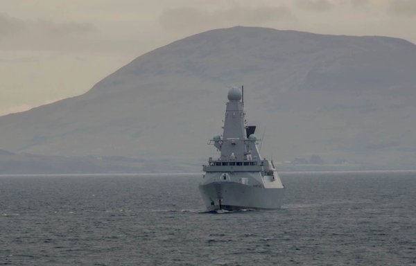 UK Royal Navy’s HMS Dauntless supports allied maritime security