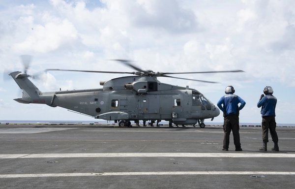 Merlin helicopters: mainstay of UK Royal Navy's aerial fleet